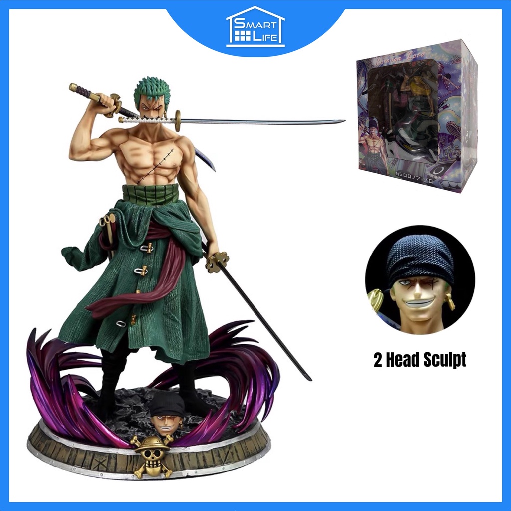 Zoro GK Three Knife Big Size 38CM / One Piece Zoro Action Figures / One ...