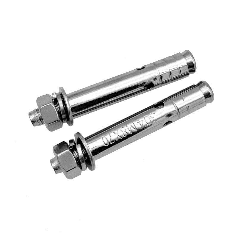 304 Stainless Steel Wall Plug External Hex Expansion Bolt M6 x 50mm ...