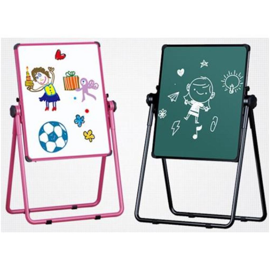 2-In-1 Easel White And Black Board Drawing Board-In-1 Easel White And ...