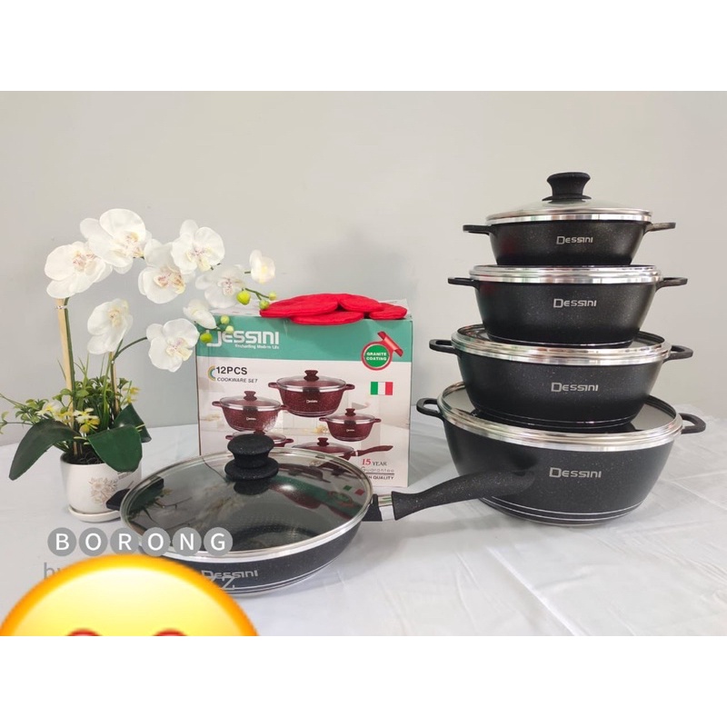 dessini cookware set/12PCS | Shopee Malaysia