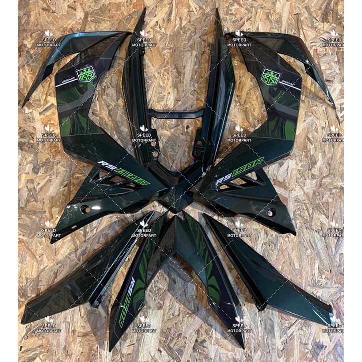 HLD COVER SET HONDA RS150 HIJAU LUMUT ARMY GREEN | Shopee Malaysia