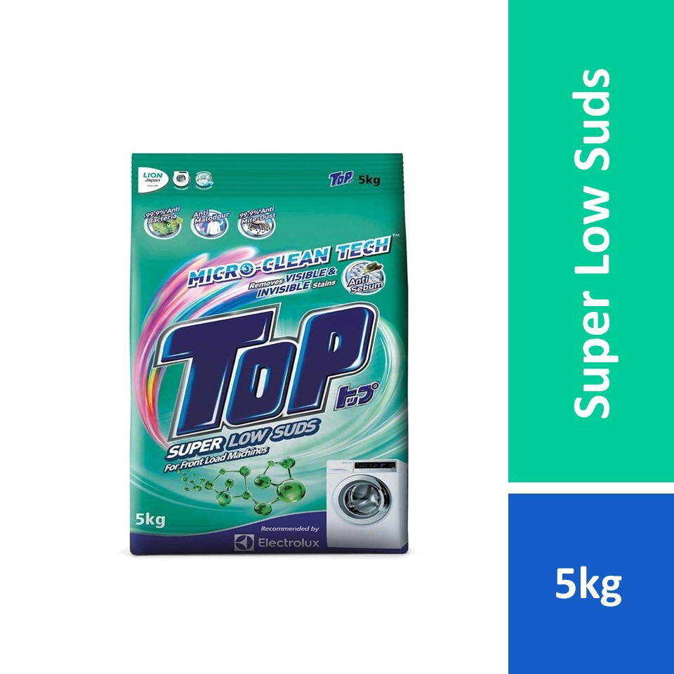Top Detergent Powder Super Low Suds 5KG | Shopee Malaysia