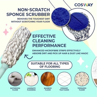 Cosway Microfibre Twist Mop / Mop Putar Gentian Mikro Coswaymop 89906 ...