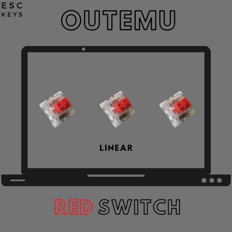 Outemu Red Switch (dust-proof) | Shopee Malaysia