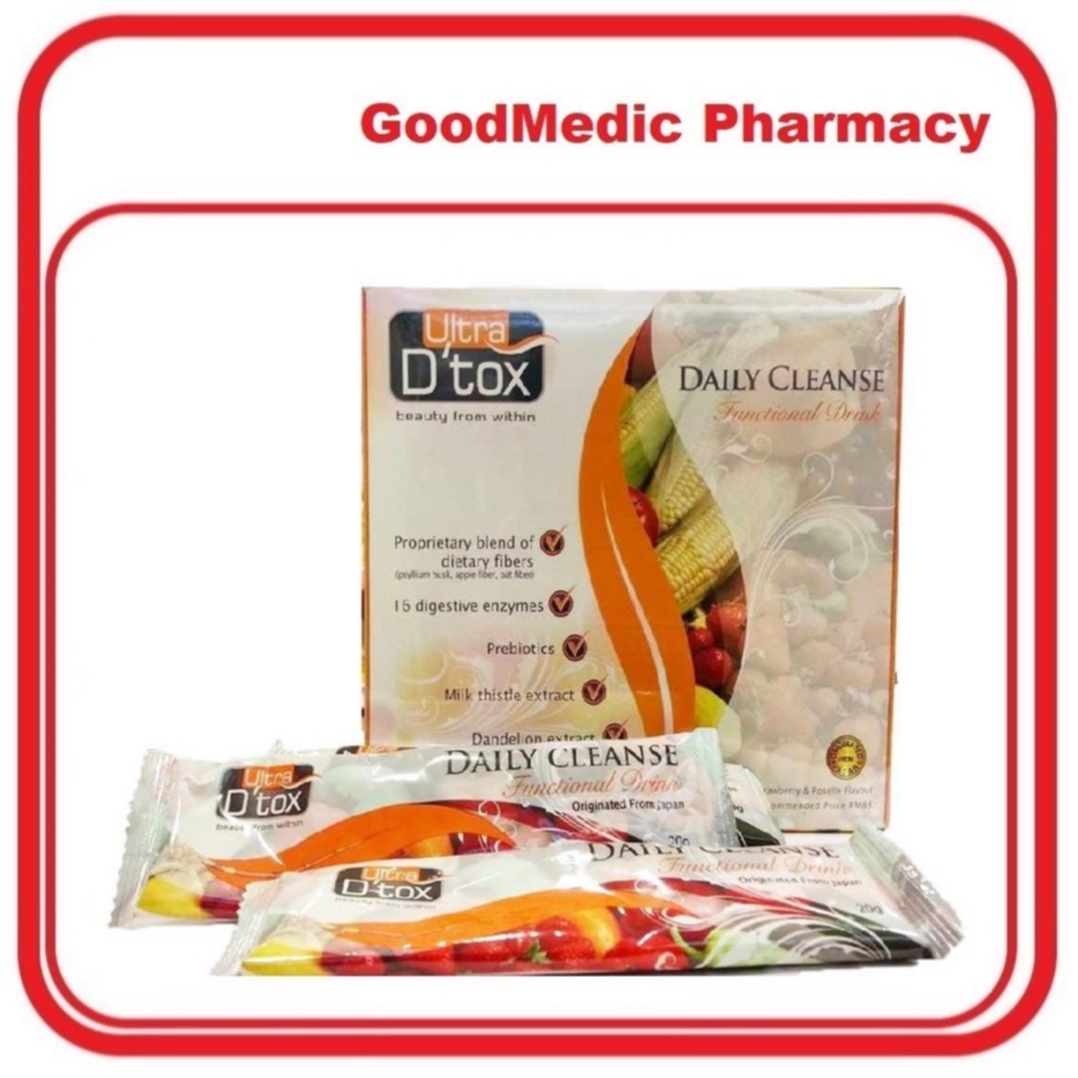 Ultra D'tox Daily Cleanse 20g x 15s' Detox Naturally / Twin Pack | Shopee Malaysia