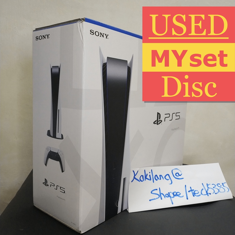 [USED] Sony Playstation 5 (CFI-1018A 01) (Disc Edition | MY Set) | Shopee Malaysia