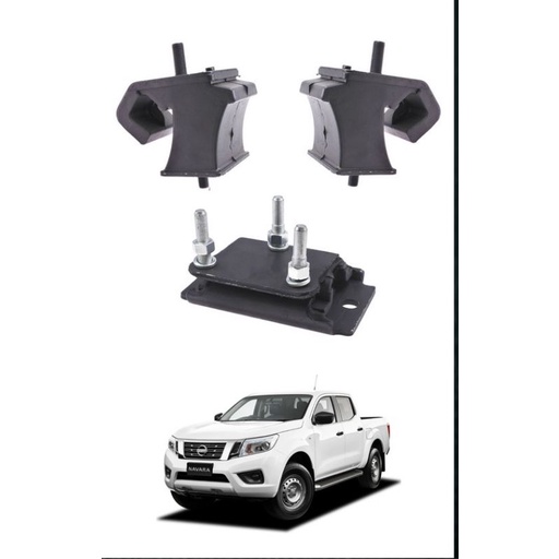 NISSAN NAVARA D40 4WD AUTO ENGINE MOUNTING SET (1SET 3PCS) | Shopee ...