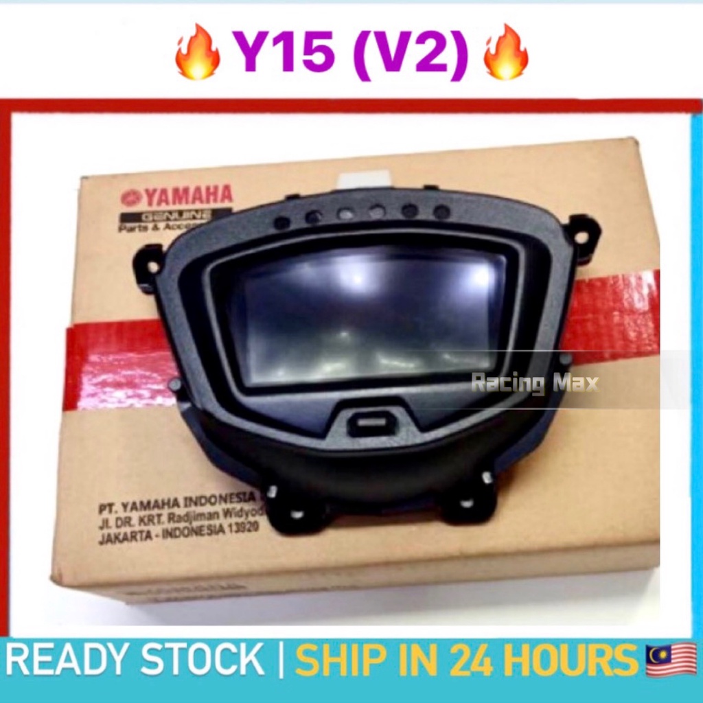 Y15ZR V2 METER ASSY DIGITAL SET YAMAHA 100% ORIGINAL HLY YSUKU Y15 V2 METER SPEEDO SPEEDOMETER ...