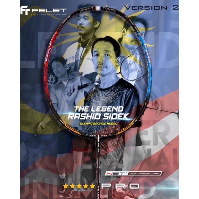 Felet The Legend Rashid Sidek Woven Racket | Shopee Malaysia