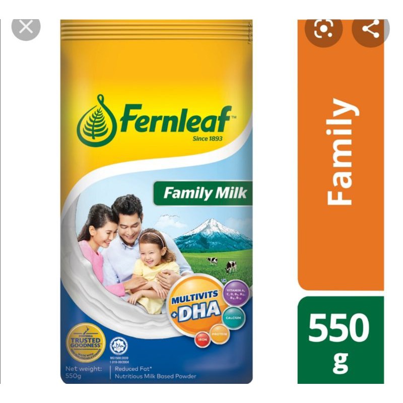 FernLeaf Genuine Family Milk Powder 550g | Shopee Malaysia
