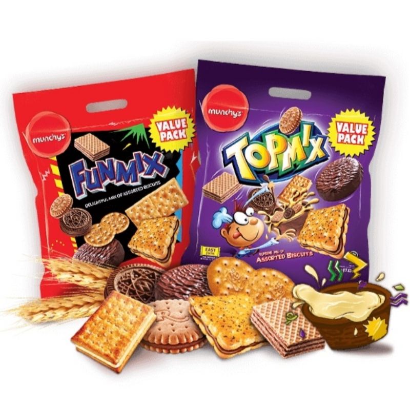 (Value Pack 500g) Munchy Funmix/Topmix Delightful Mix of Assorted ...