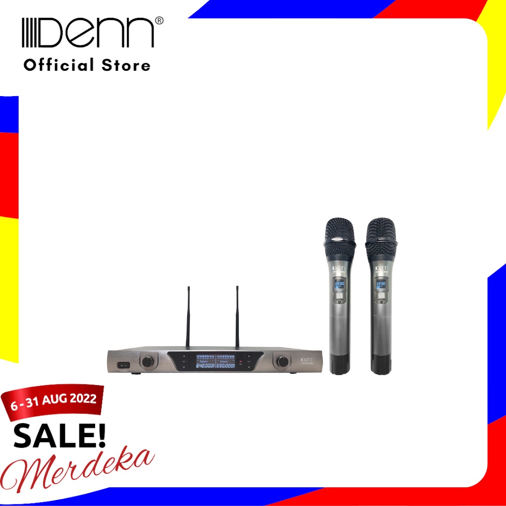 DENN DPM-636U(HH) Ultra High Frequency (UHF) Wireless Microphone ...