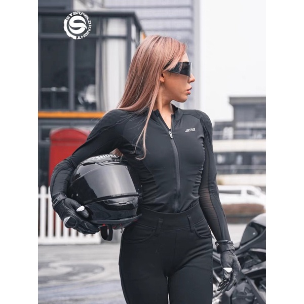 Female Rider Jacket Knight Uniform Female Rider Shirt | Shopee Malaysia