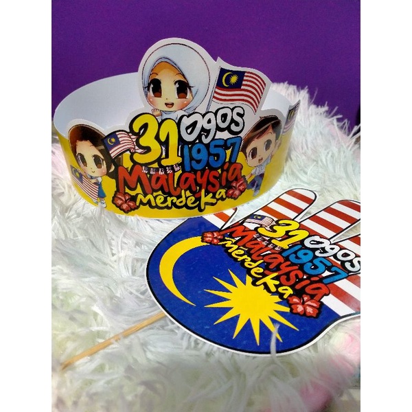 Crown & Kipas Merdeka - Set Kombo | Shopee Malaysia