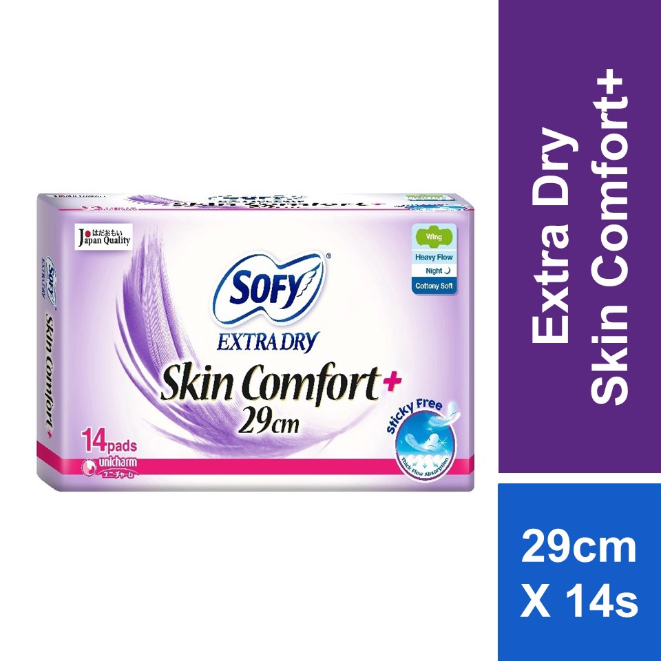 SOFY Extra Dry Night Slim Wing (29cm x 14's) | Shopee Malaysia