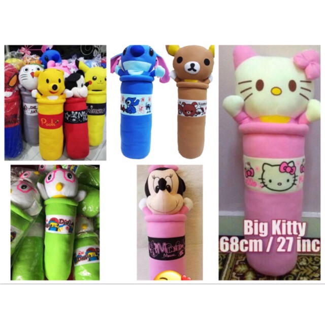 BANTAL PELUK KARTUN 3D / BOLSTER CARTOON 75cm | Shopee Malaysia