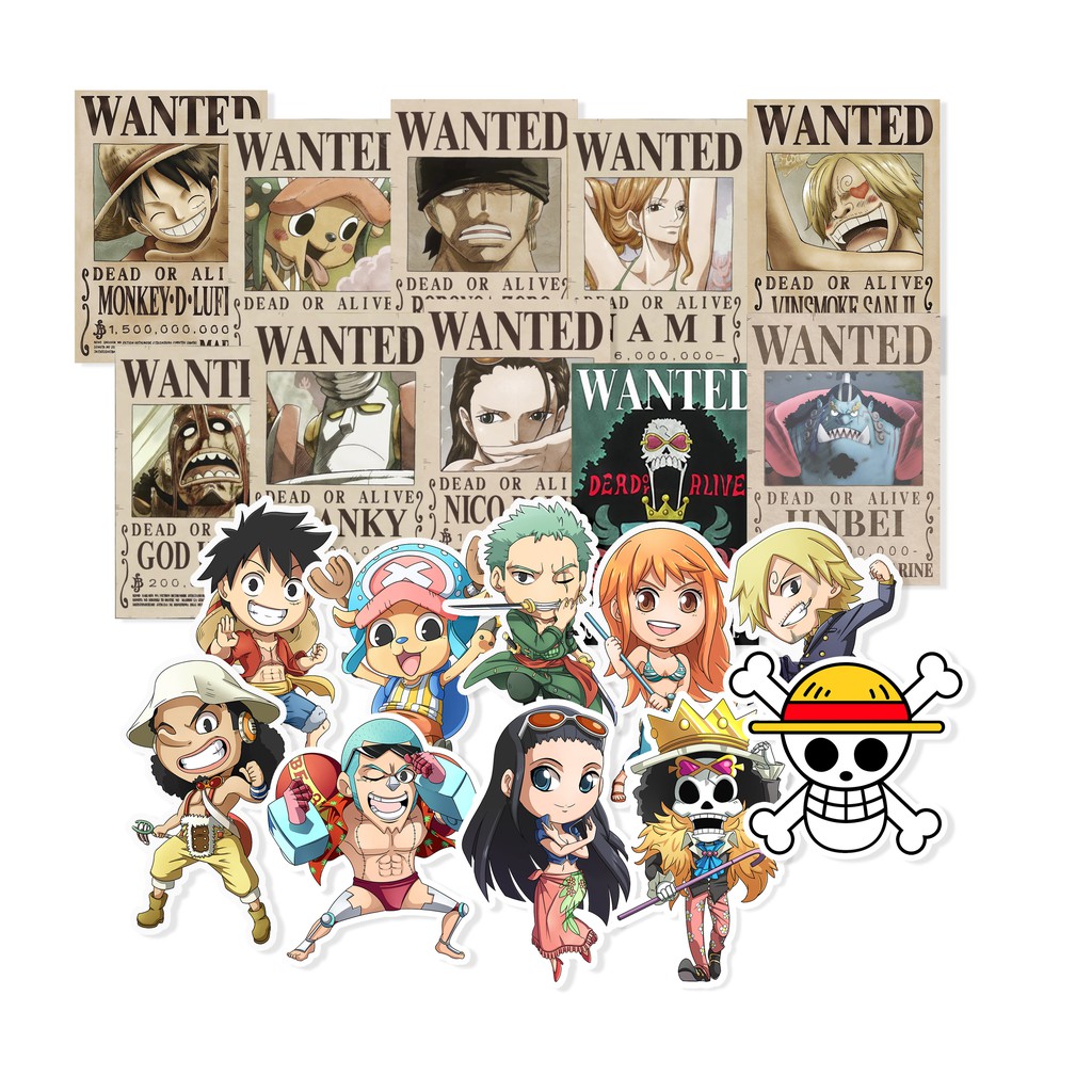 Sticker Cartoon (1) One Piece | Shopee Malaysia