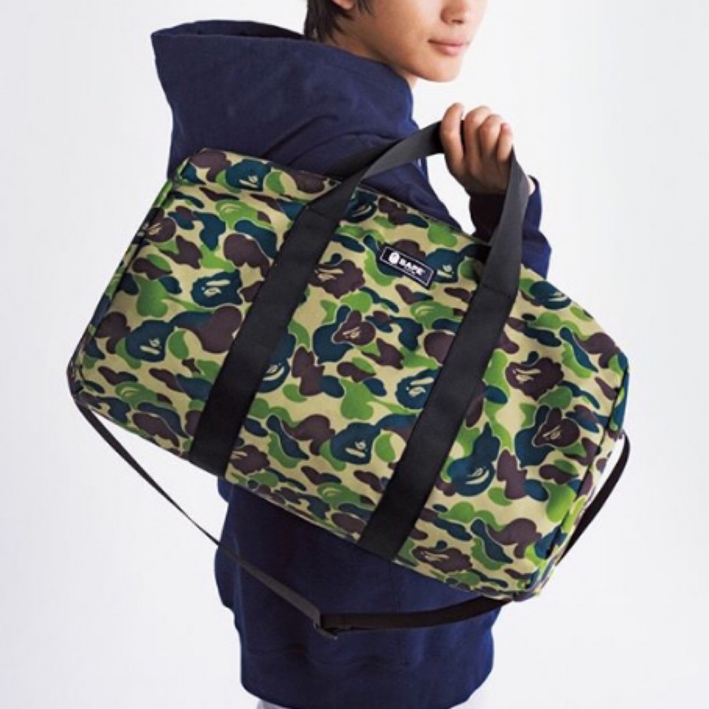 A Bathing Ape BAPE CAMO Cross-Body Big Duffle Travel Bag from Japan ...