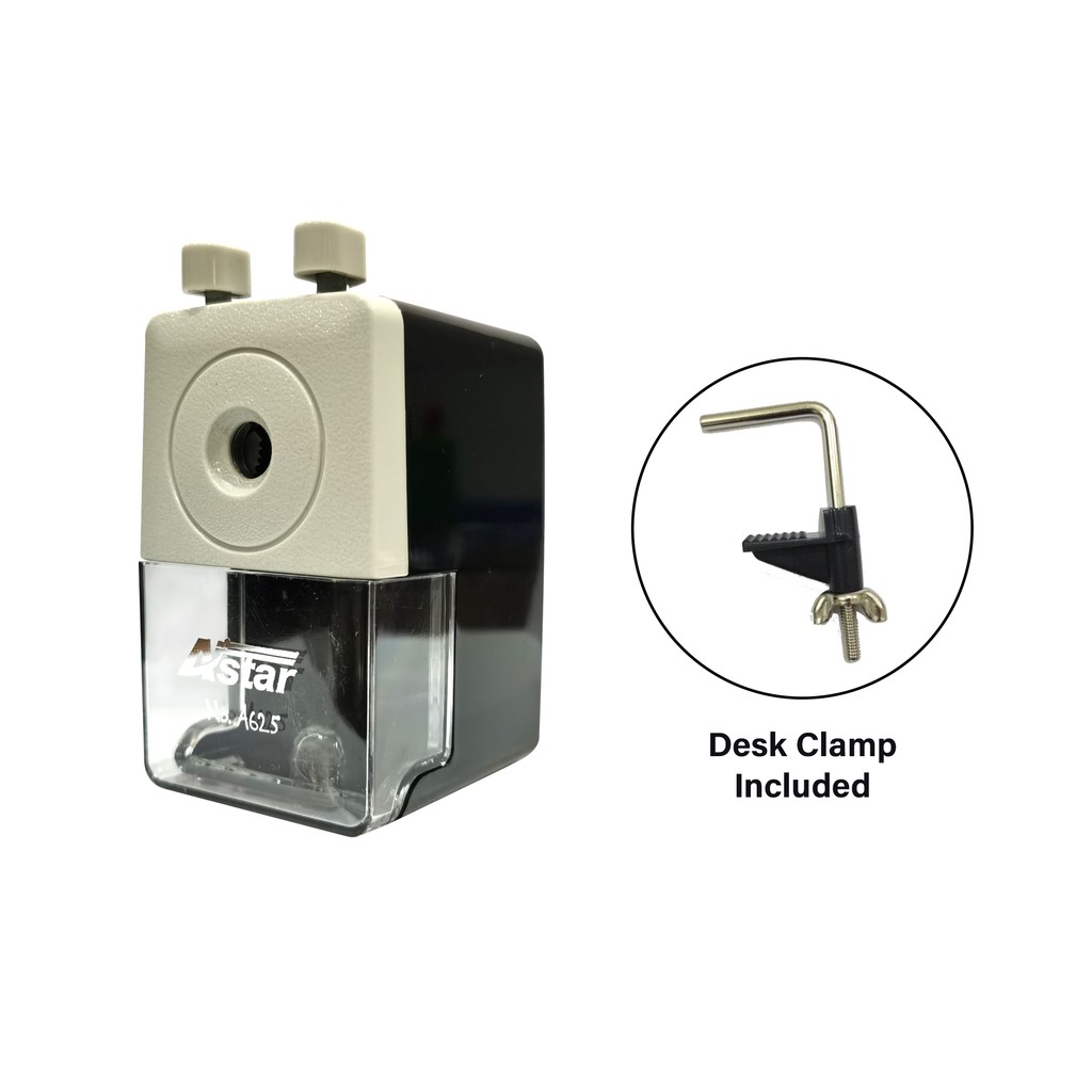 Astar Mini Hand-cranked Table Pencil Sharpener (A625) Alat Pengasah ...
