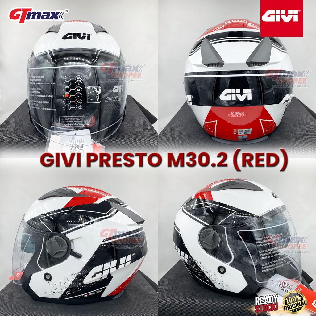 100% ORIGINAL GIVI HELMET GIVI HELMETS 30.2 F (2021) M30.2 / ADULT MALE ...