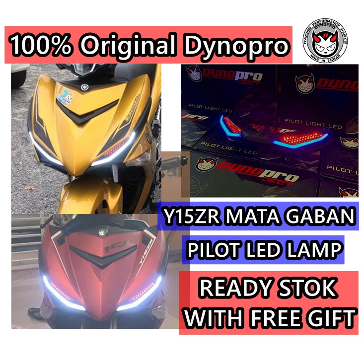 Y15ZR V1 V2 DYNOPRO Led Mata Gaban with Running Signal Lamp Lampu Dada Position Lamp Pilot Led ...