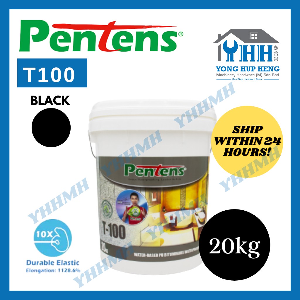 20KG PENTENS T-100 WATER-BASED PU BITUMINOUS WATERPROOFING MEMBRANE ...