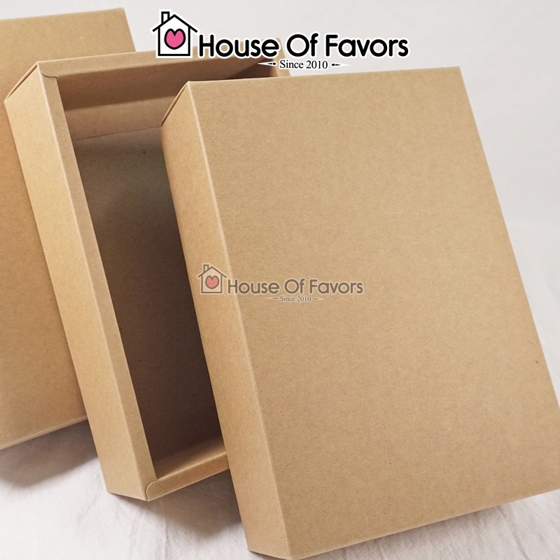 25pcs 18x12x5cm Kraft Box With Lid - Scarf Shawl Hijab Tudung Bawal ...