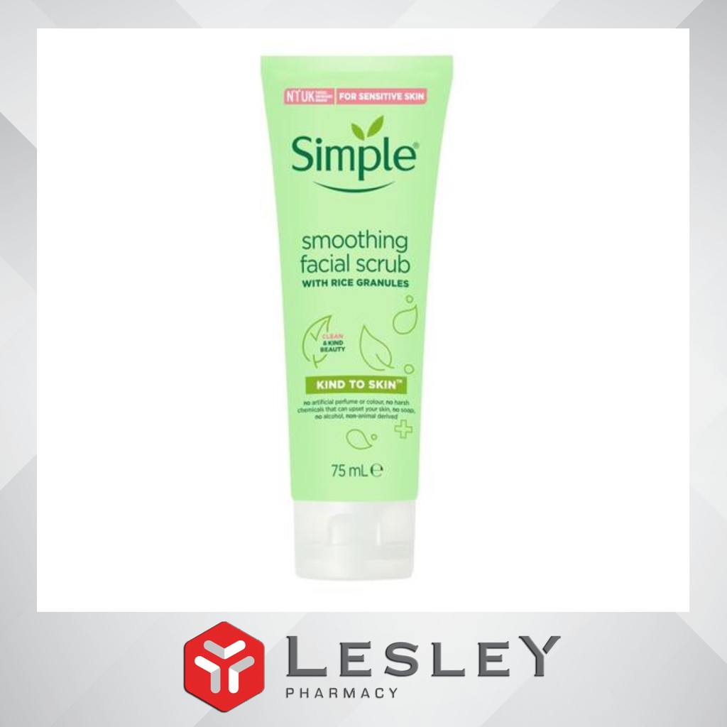 Simple Smoothing Facial Scrub 75ml | Shopee Malaysia