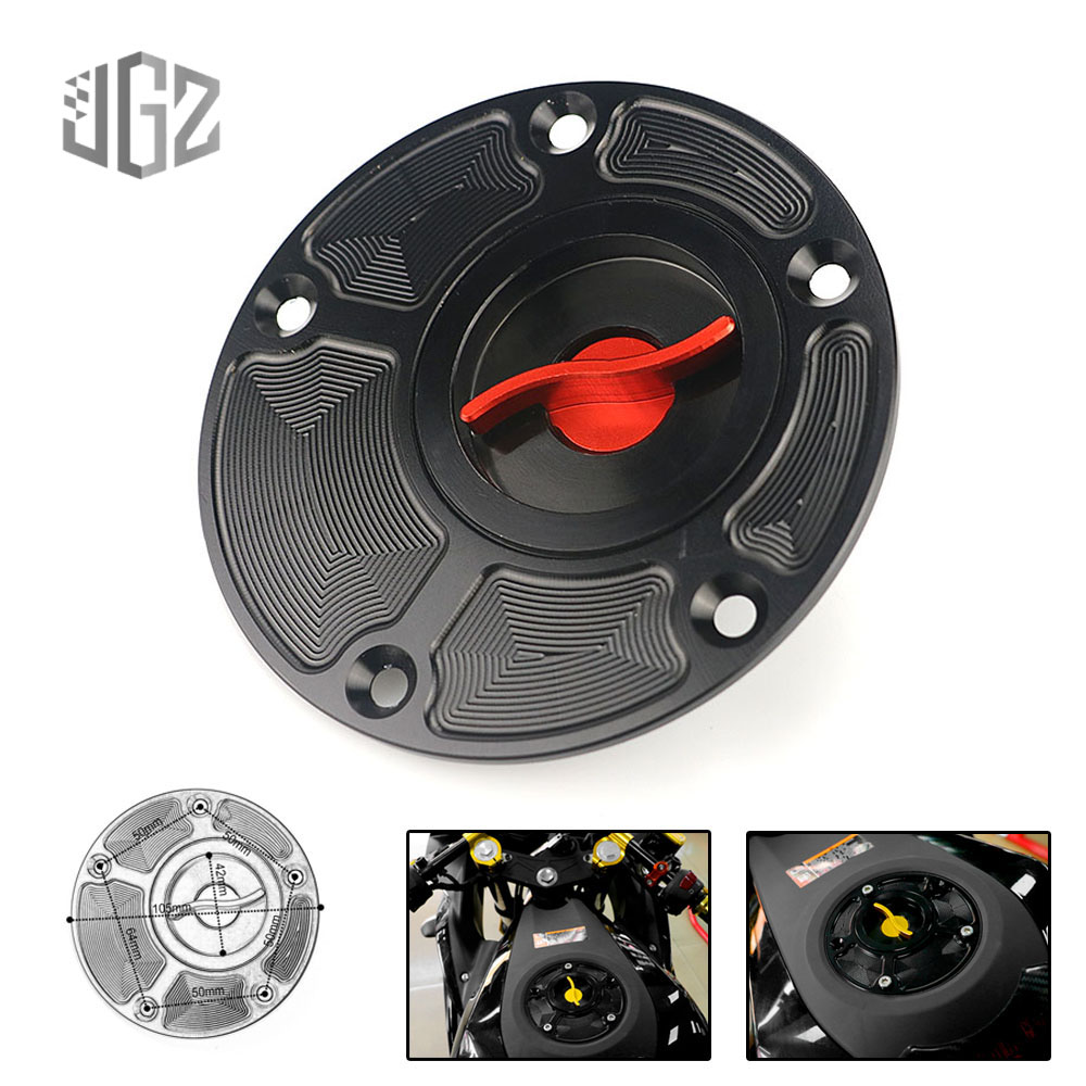 YZF Motercycle Keyless Fuel Gas Tank Cap Cover Decorate Guard ...