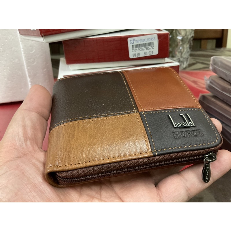 Dompet wallet beg duit lipat Horse Imperial original | Shopee Malaysia