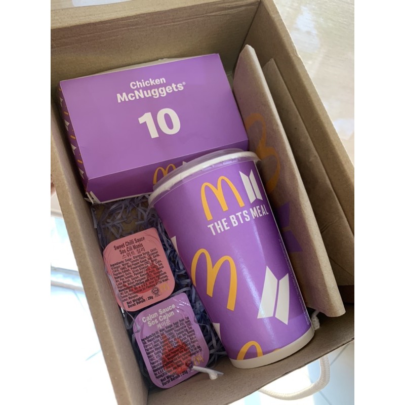 MCD BTS Meal set (paper bag) | Shopee Malaysia