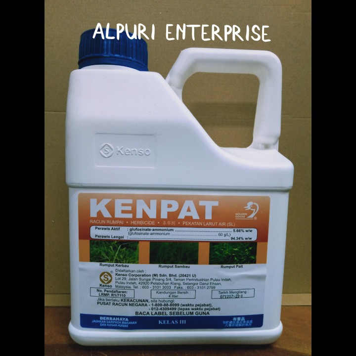 Kenpat 4liter racun rumput racun rumpai herbicide | BeeCost