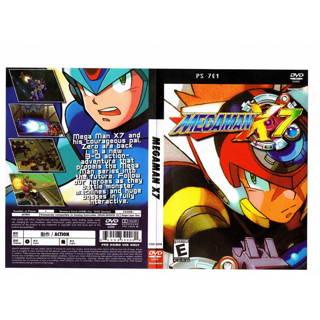 PS2 GAME COLLECTION MEGAMAN X7 | Shopee Malaysia