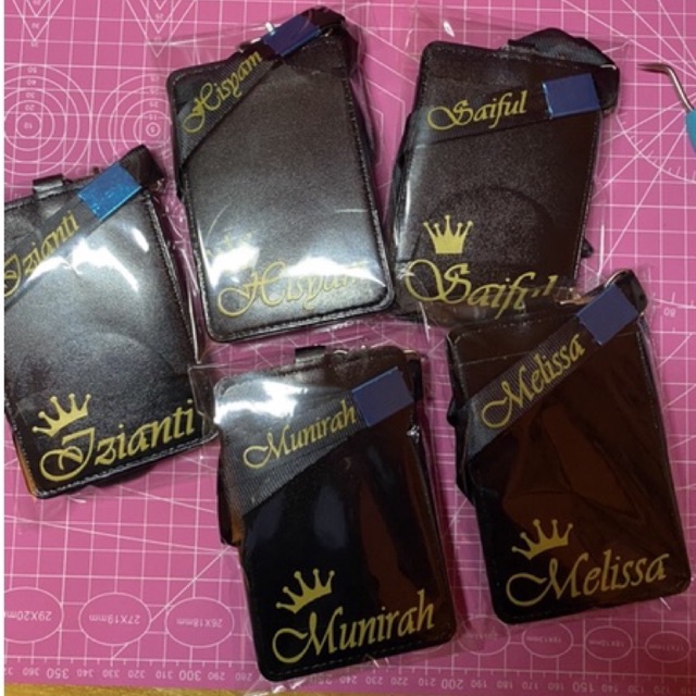 Personalized Name - Student ID Card Holder with FREE Lanyard | Name Tag ...