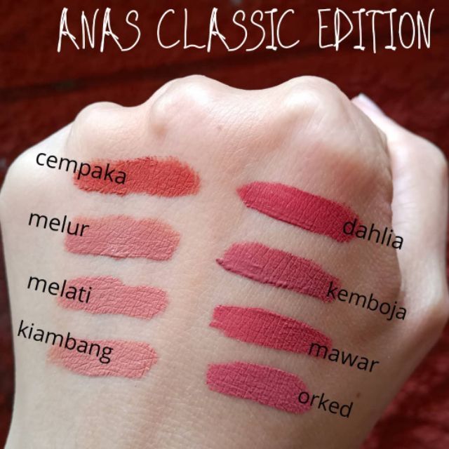 Anas Classic Edition Lipcream 💥READY STOCK💥 | Shopee Malaysia