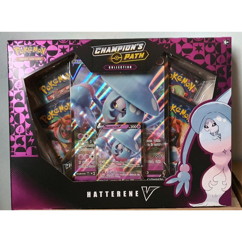Pokemon TCG- Hatterene V Collection Box | Shopee Malaysia