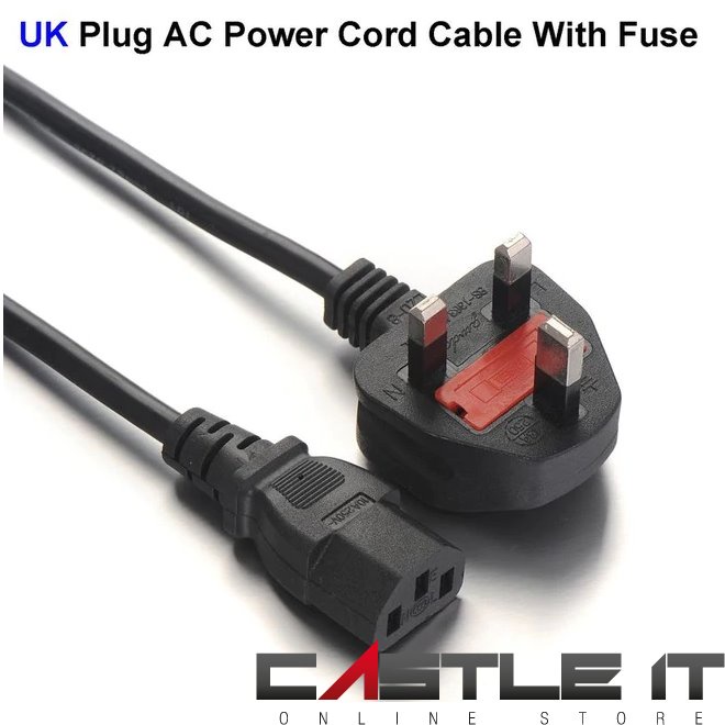 UK Malaysia PC Computer Monitor Rice Cooker Plug Wayar 13A 3 Pin 5M 1 ...