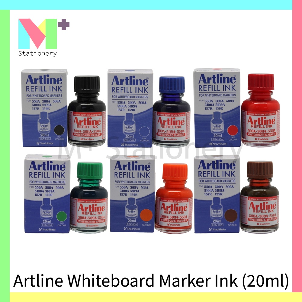 Artline Whiteboard Marker Ink Refill 20ml ESK-50A | Shopee Malaysia