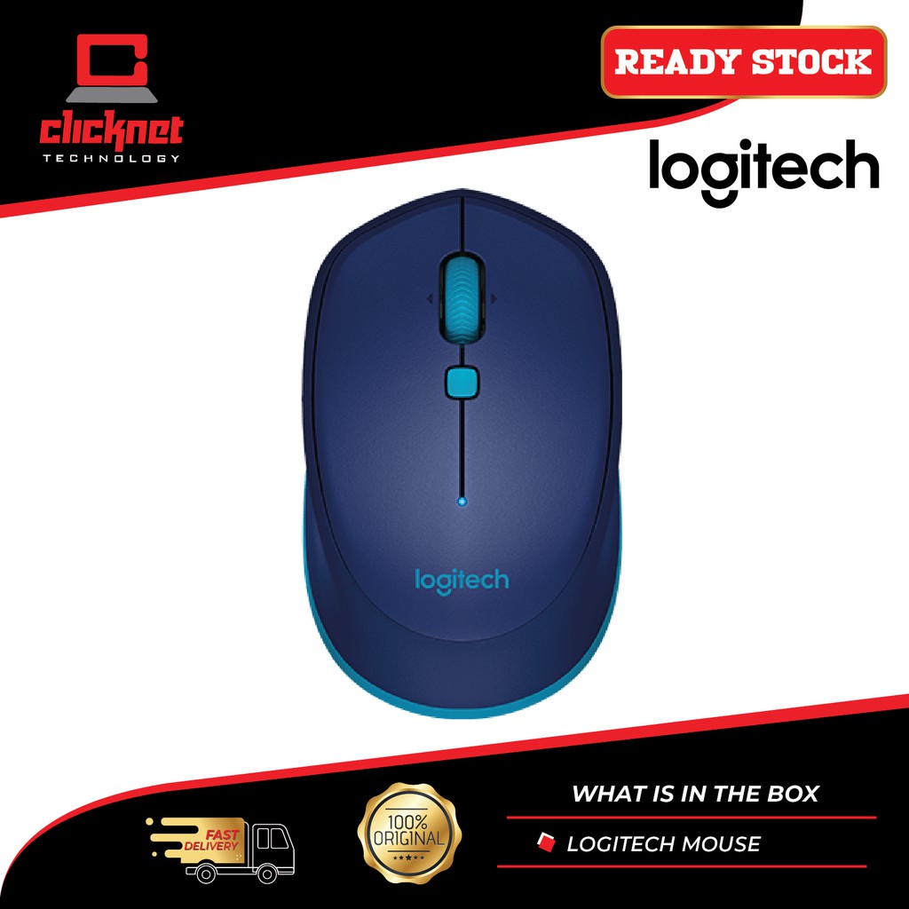 Logitech M337 Bluetooth Mouse - (BLUE) | Shopee Malaysia