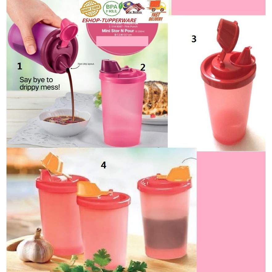 Tupperware Mini Stor N Pour 250ml or just cap | Shopee Malaysia