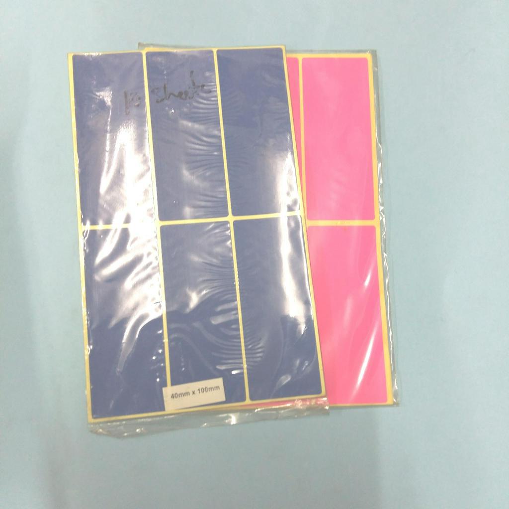 Rectangle Sticker Label 40mm x 100mm | Shopee Malaysia