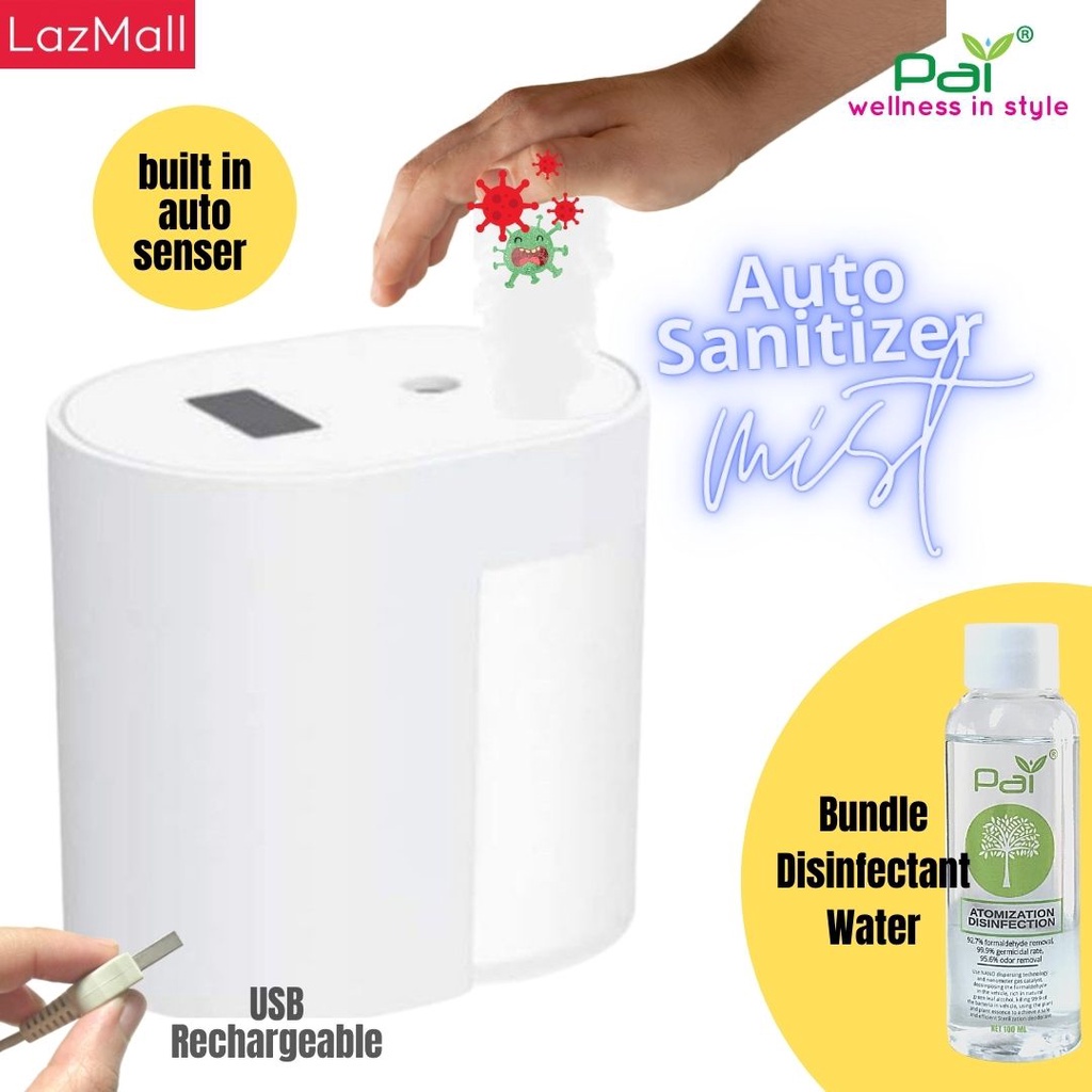 Infrared Sensor Alcohol Dispenser Auto Contactless Sanitizer ...