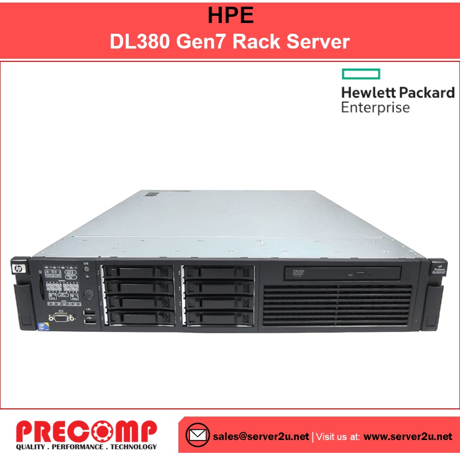 (Refurbished) HPE ProLiant DL380 Gen7 Server (2xE5620.8x4GB.600GB ...
