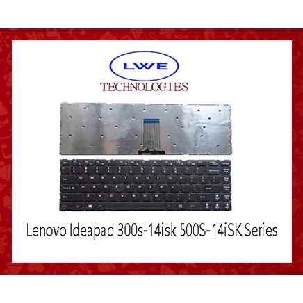 Lenovo Ideapad 300s-14isk 500S-14iSK 141sk 100S-14iBR Keyboard | Shopee ...