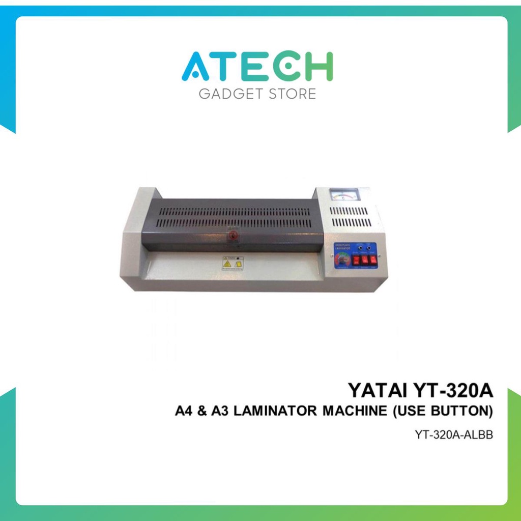 YATAI YT-320A A4 & A3 LAMINATOR MACHINE (USE BUTTON) | Shopee Malaysia