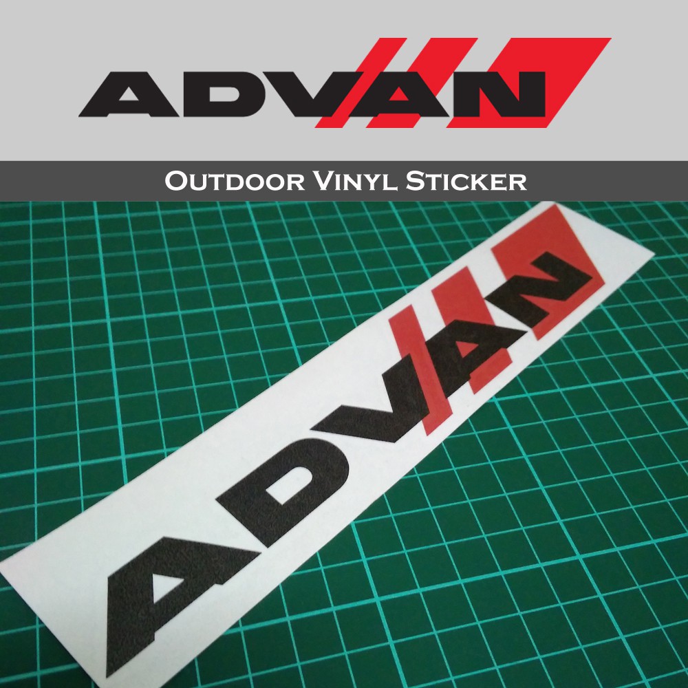 ADVAN Sport Decal Sticker vinyl racing | Shopee Malaysia