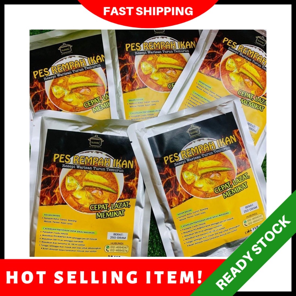 PES REMPAH IKAN MAK TEH GULAI TEMENUNG SANGLANG KEDAH | Shopee Malaysia