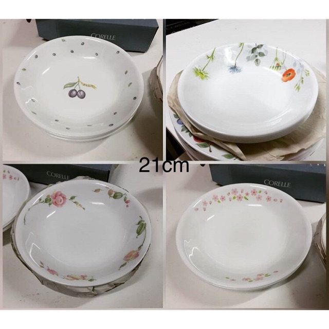 corelle 21cm soup plate (420-LP) | Shopee Malaysia
