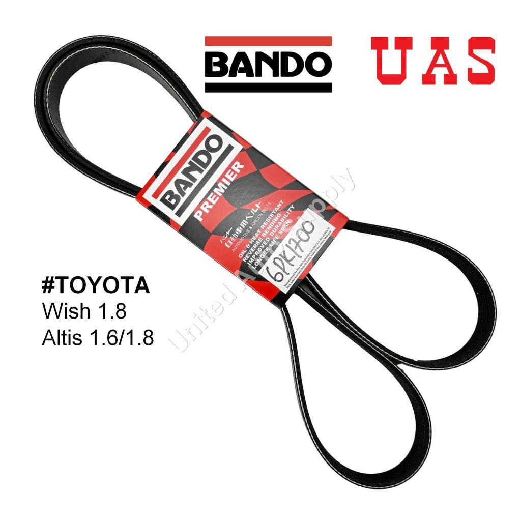 BANDO Fan Belt 6PK1700 For TOYOTA Wish Altis | Shopee Malaysia