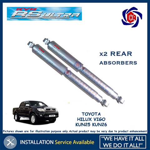 Toyota Hilux Vigo KUN25 KUN26 Rear Shock Absorber KYB RS Ultra (Heavy ...